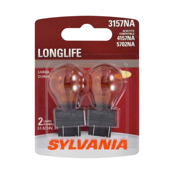 SYLVANIA 3157A Long Life Mini Bulb, 2 Pack